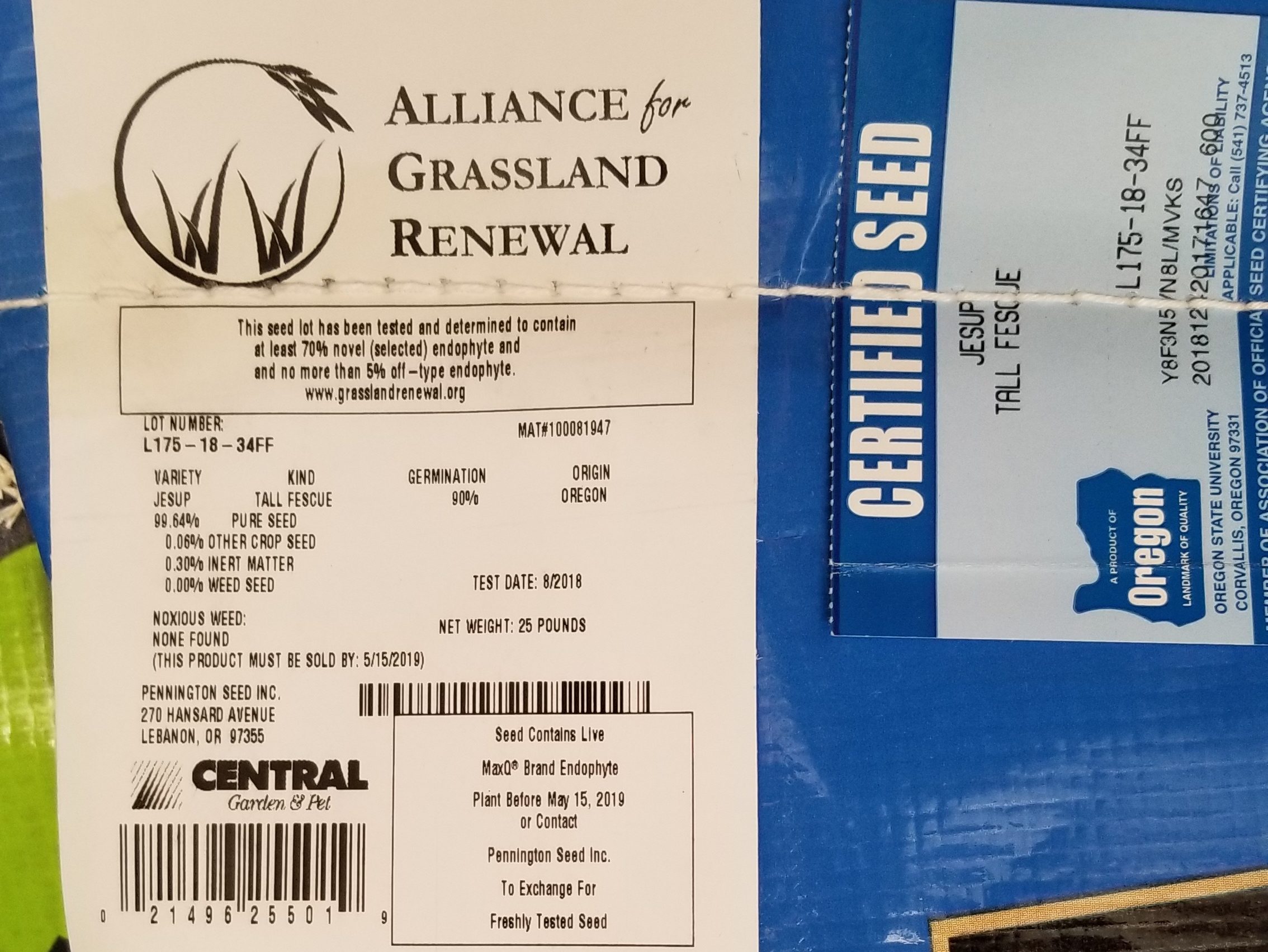 Oregon’s Willamette Valley Conditions to impact fall seed availability ...